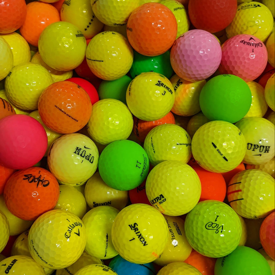 colored used golf balls – AAA Used Golf Balls